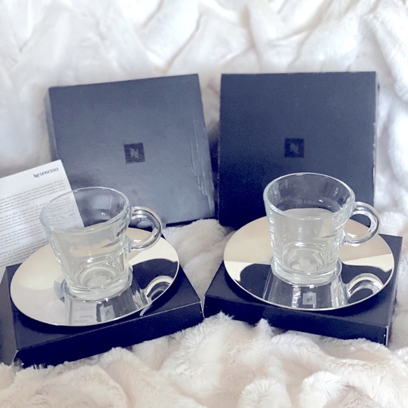 Nespresso | Kitchen | Nespresso View Cups With Saucers New With Box ...